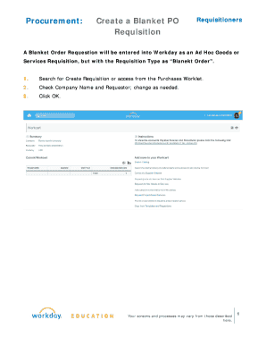 Fillable Online Create a Blanket PO Fax Email Print - pdfFiller