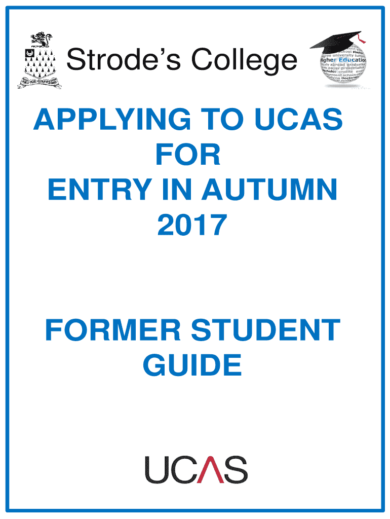 Fillable Online APPLYING TO UCAS Fax Email Print - pdfFiller
