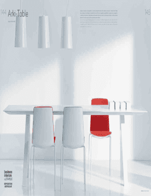 Fillable Online Arki-Table Fax Email Print - pdfFiller