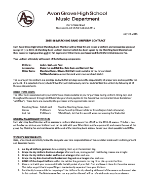 Fillable Online Uniform: Fax Email Print - pdfFiller