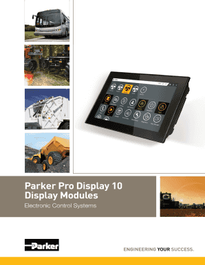 Fillable Online Parker Pro Display 10 Fax Email Print - pdfFiller