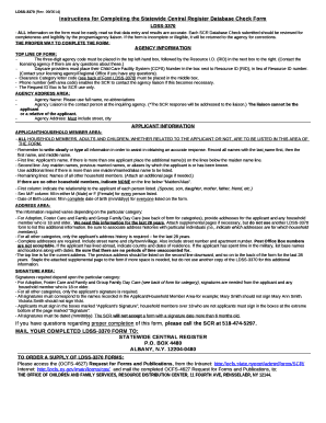 Instructions for Completing the State Central Register ... -... - ocfs ...