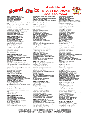 11+ Free Editable Country Music Templates in MS Word [DOC] | pdfFiller