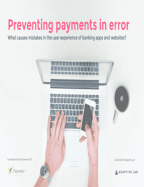 Fillable Online Preventing payments in error Fax Email Print - pdfFiller