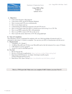 Fillable Online Lab Using PHP to Plot Data Part II Fax Email Print ...