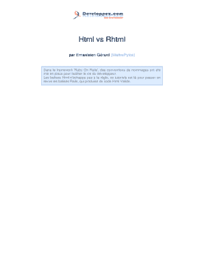 Fillable Online Html vs Rhtml Fax Email Print - pdfFiller