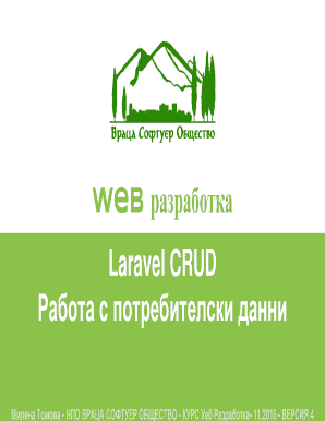 Fillable Online Laravel resource controllers and CRUD Fax Email Print ...