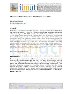 Fillable Online Memahami Method GET Dan POST Dalam Form PHP Fax Email ...