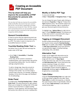 Fillable Online improve the accessibility of PDF Fax Email Print ...