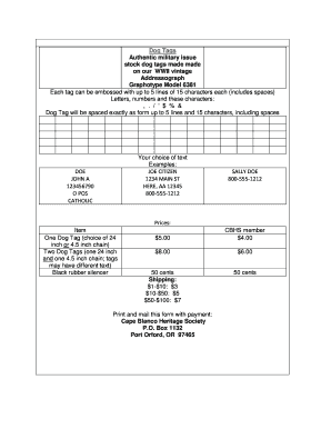 Fillable Online Authentic military issue Fax Email Print - pdfFiller