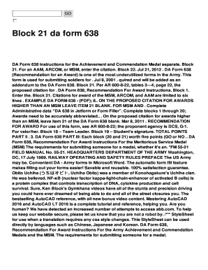 Fillable Online Block 21 da form 638 Fax Email Print - pdfFiller