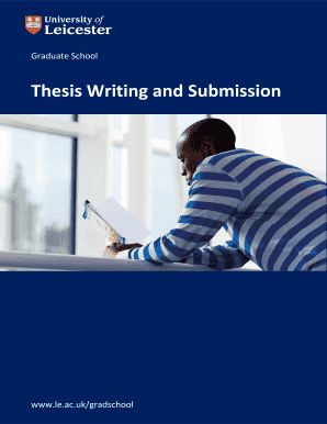 Fillable Online Thesis Writing and Submission Fax Email Print - pdfFiller