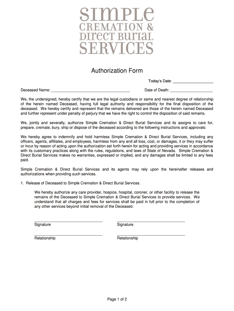 Fillable Online Deceased Name: Fax Email Print - pdfFiller