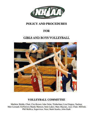 Fillable Online VOLLEYBALL COMMITTEE Fax Email Print - pdfFiller