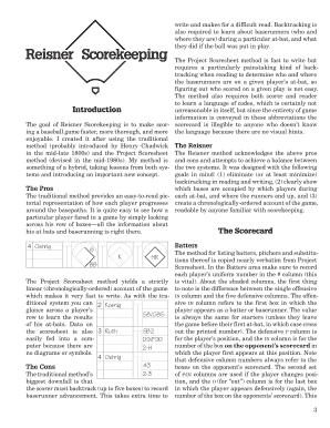 Fillable Online Reisner Scorekeeping Fax Email Print - pdfFiller