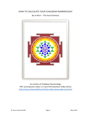 Fillable Online HOW TO CALCULATE YOUR CHALDEAN NUMEROLOGY Fax Email ...