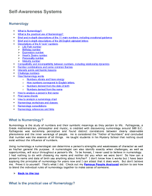 Fillable Online Self-Awareness Systems Fax Email Print - pdfFiller