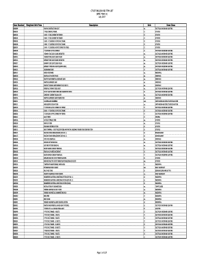 Ctdot Bid Item List - Fill Online, Printable, Fillable, Blank | pdfFiller