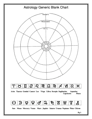 Fillable Online Astrology Generic Blank Chart Fax Email Print - pdfFiller