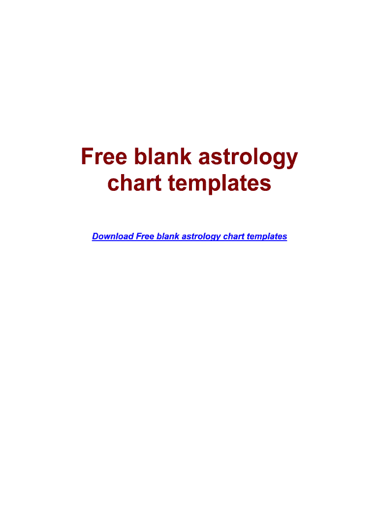 Fillable Online DownloadFree blank astrology chart templates Fax Email ...