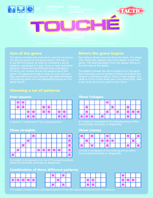 Fillable Online Individual game: Fax Email Print - pdfFiller