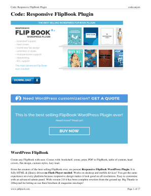 Fillable Online Code: Responsive FlipBook Plugin Fax Email Print - pdfFiller