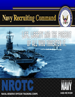 Fillable Online NROTC Scholarship Application Instructions & Checklist ...