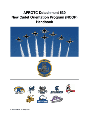 Fillable Online AFROTC Detachment 630 Fax Email Print - pdfFiller