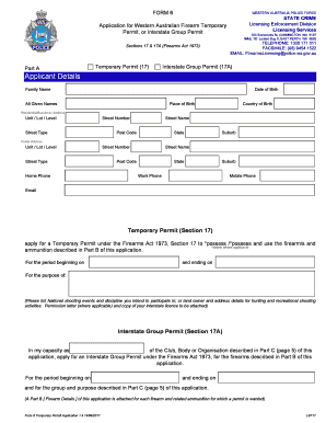 Fillable Online WESTERN AUSTRALIA POLICE FORCE Fax Email Print - pdfFiller