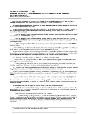 MARINE ENLISTED COMMISSIONING EDUCATION PROGRAM GROUND Doc Template ...