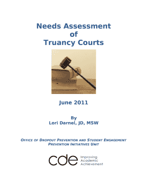 Truancy Courts Doc Template | pdfFiller