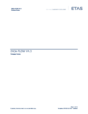 Fillable Online INCA-FLOW V4 Fax Email Print - pdfFiller