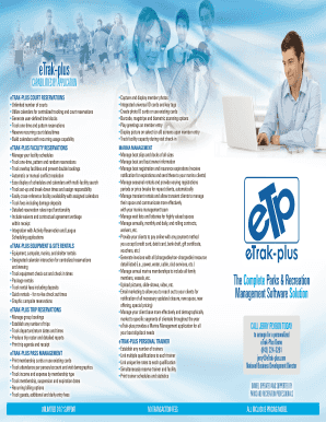 Fillable Online eTrak-plus Fax Email Print - pdfFiller