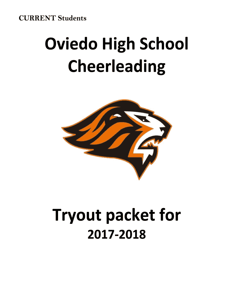 Fillable Online Tryout packet for Fax Email Print - pdfFiller