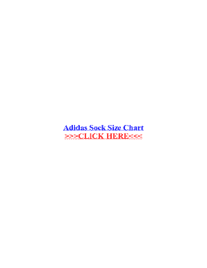 Fillable Online Adidas Sock Size Chart Fax Email Print - pdfFiller