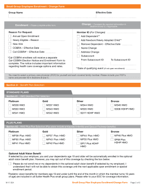Fillable Online before enrolling in Sutter Health Plus Fax Email Print ...