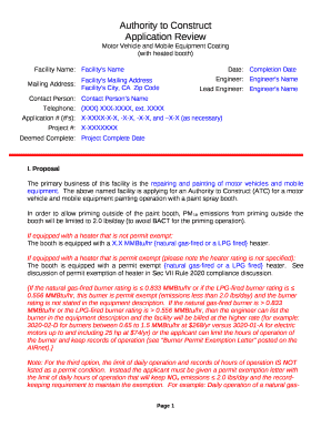 Motor Vehicle and Mobile Equipment Coating Doc Template | pdfFiller