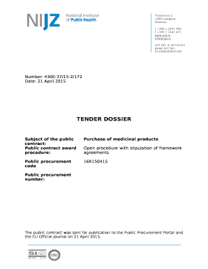 Number: 4300-37/15-2/172 Doc Template | pdfFiller