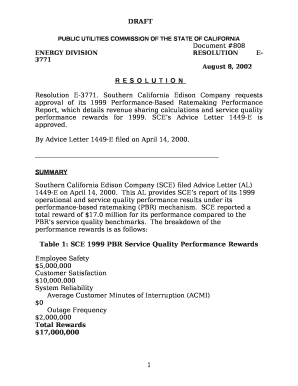 CPUC Proceeding Ination - docs cpuc ca Doc Template | pdfFiller
