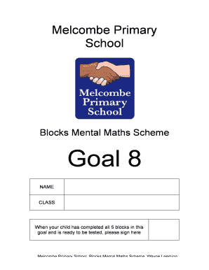 Fillable Online Melcombe Primary Fax Email Print - pdfFiller