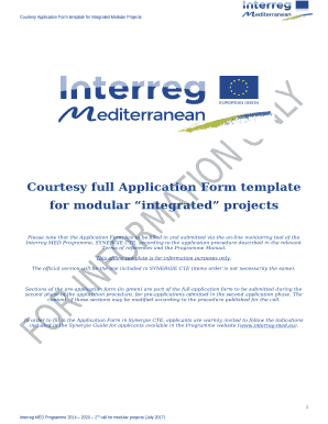 Courtesy full Application template Doc Template | pdfFiller