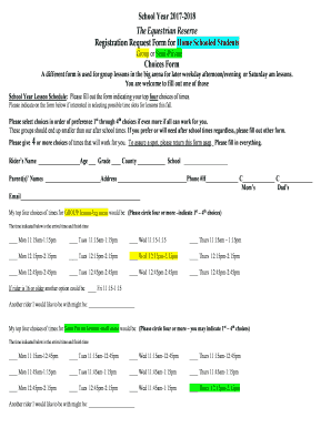 Fillable Online Registration Request Form for Home Schooled Students ...