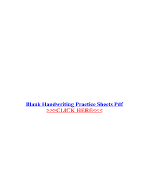 Fillable Online Blank Handwriting Practice Sheets Pdf Fax Email Print ...