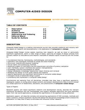 Fillable Online Computer-Aided Design is a leading international ...