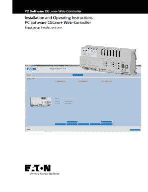 Cgline Web Controller - Fill Online, Printable, Fillable, Blank | pdfFiller