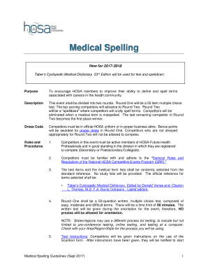 Fillable Online Medical Spelling Fax Email Print - pdfFiller