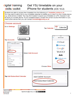 Fillable Online Get YSJ timetable on your Fax Email Print - pdfFiller