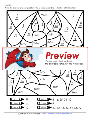 Fillable Online Then, color according to the key at the bottom Fax ...