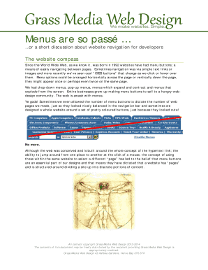 Fillable Online Menus are so pass Fax Email Print - pdfFiller