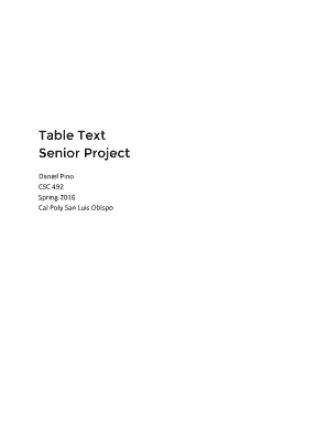 Fillable Online Table Text Fax Email Print - pdfFiller
